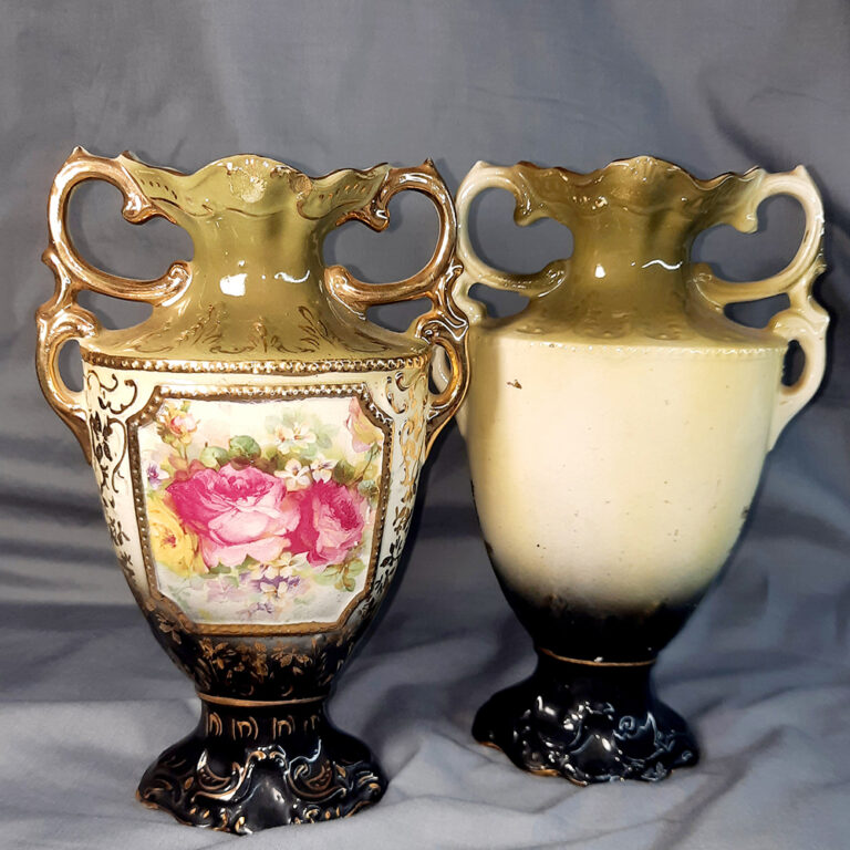 Shop Pair of Victorian Vases | Colliers Crystals