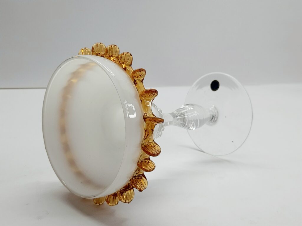 Italian Filagree Candle Holder - Amber