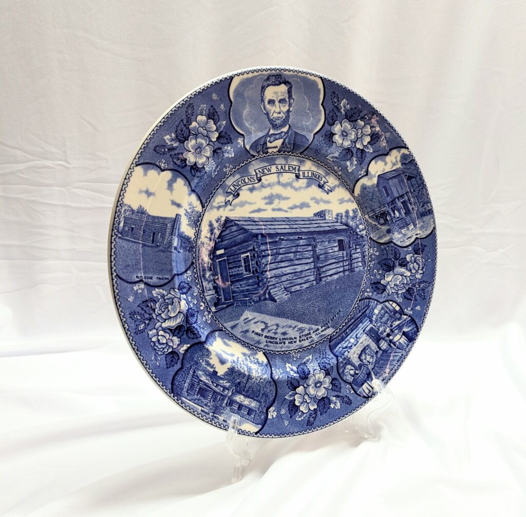 Abraham Lincoln Plate - Adams Potteries Display Piece